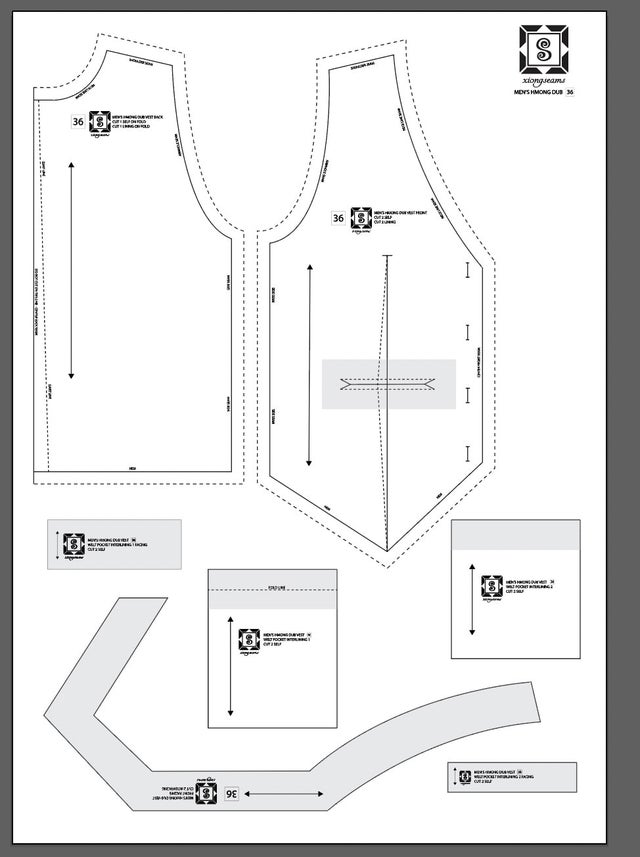 hmong clothes design pattern