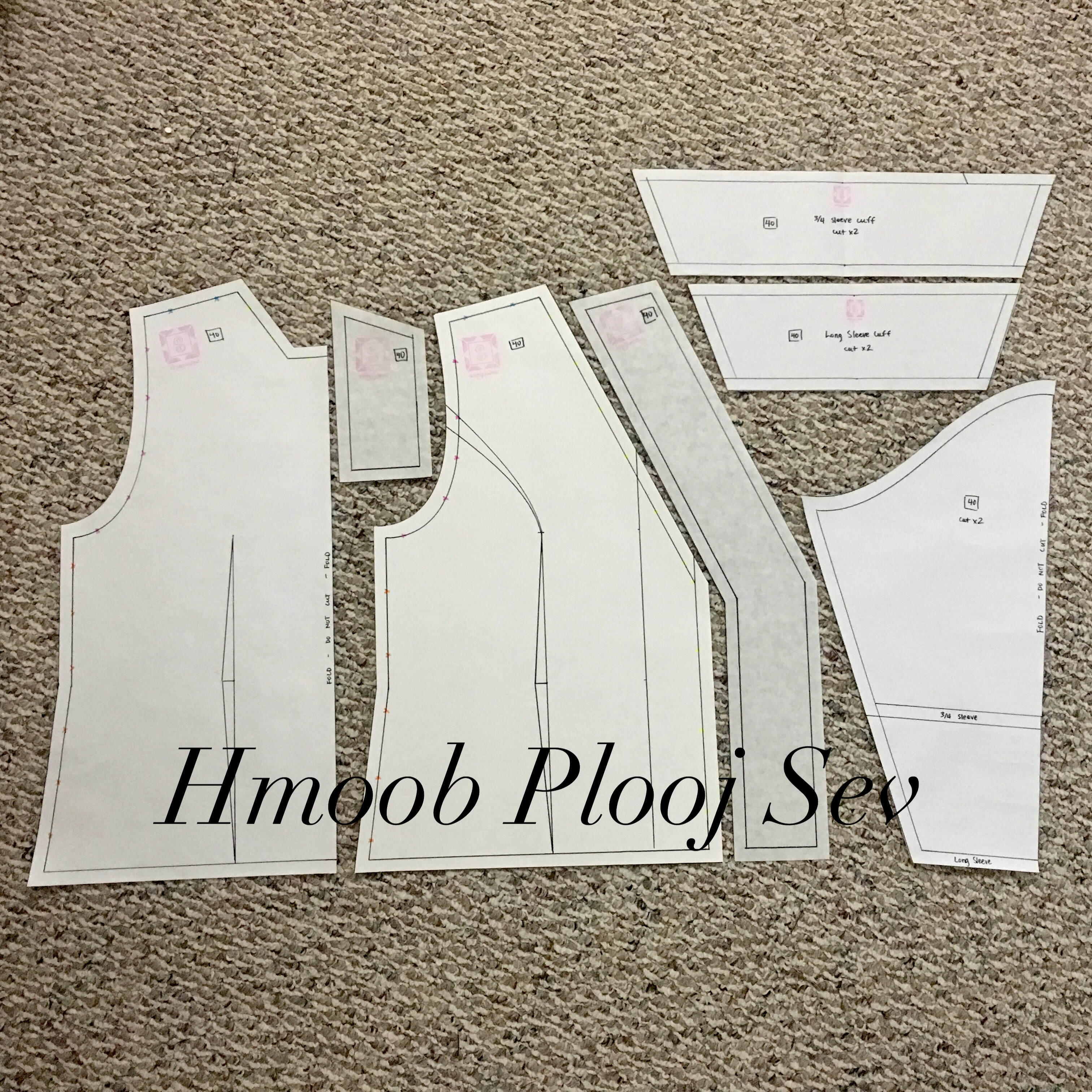 Pattern - Women’s Hmoob Plooj Sev | XiongSeams